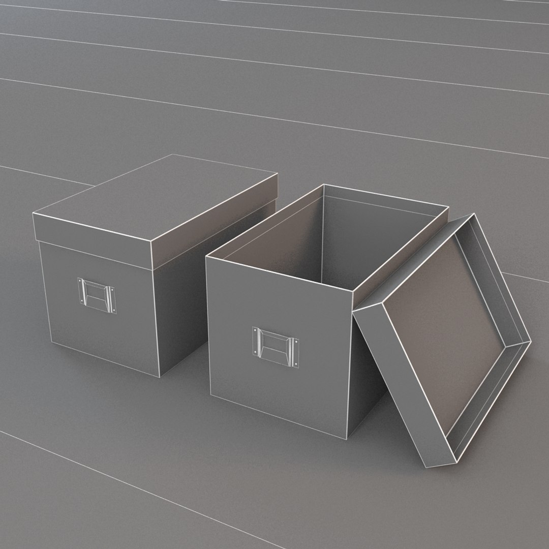 3d deco boxes model