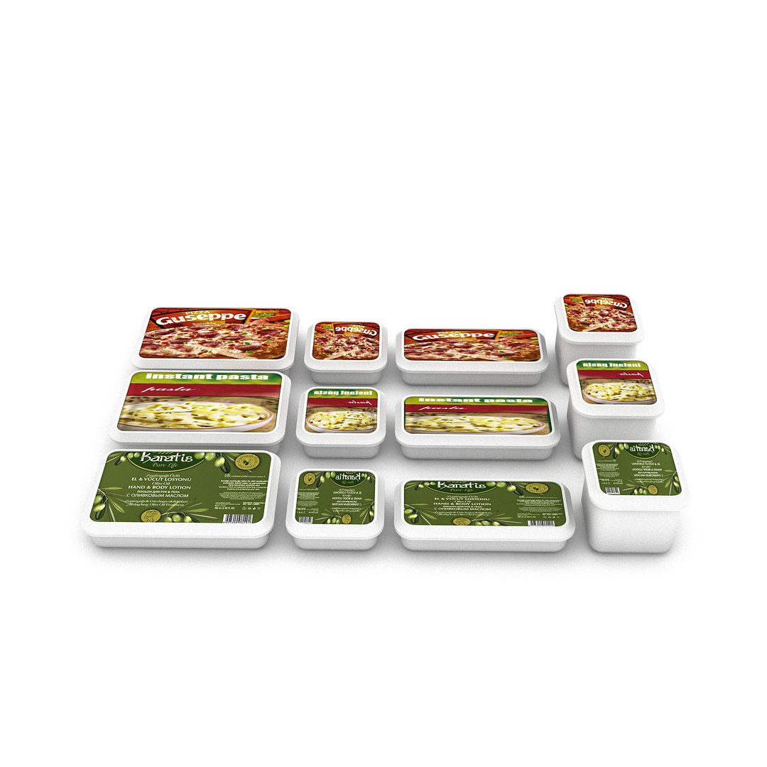 Frozen fast foods 3D - TurboSquid 1798912