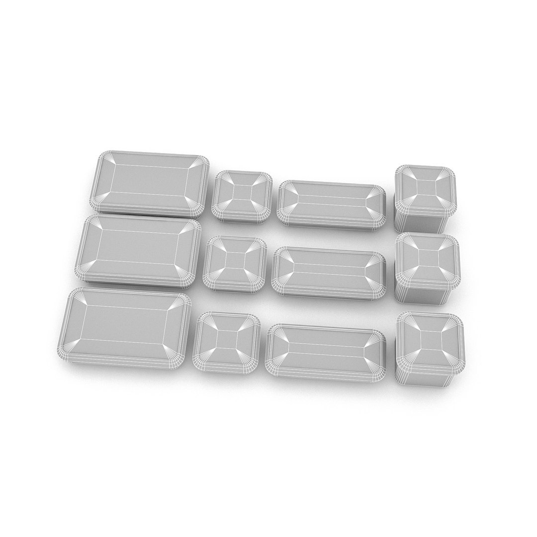 Frozen fast foods 3D - TurboSquid 1798912