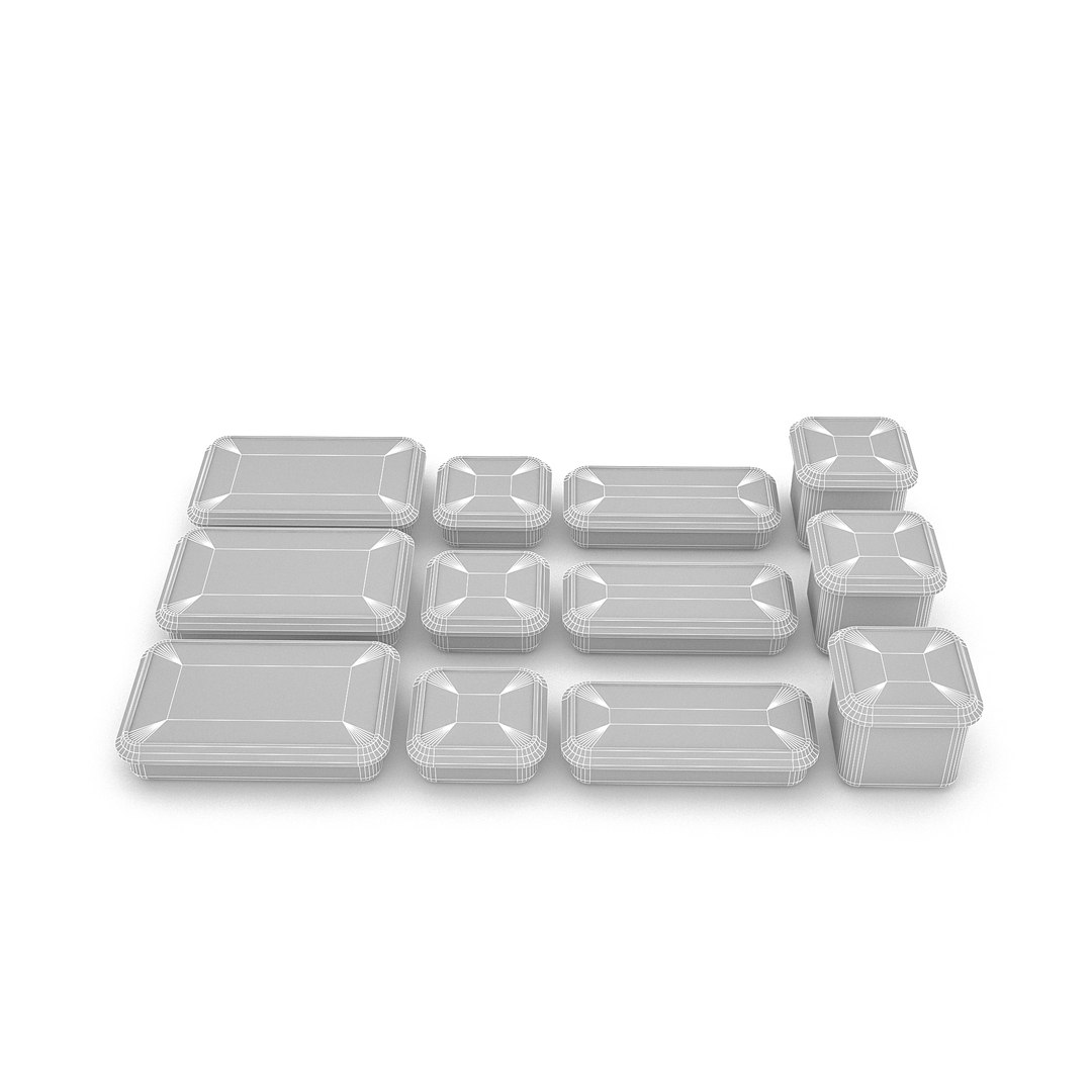 Frozen fast foods 3D - TurboSquid 1798912