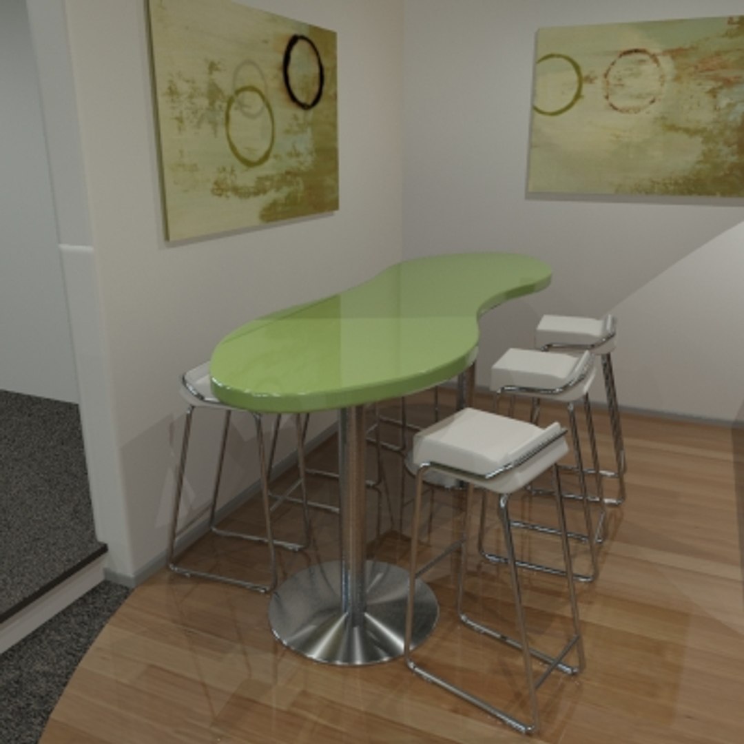 3d Model Office Kitchen