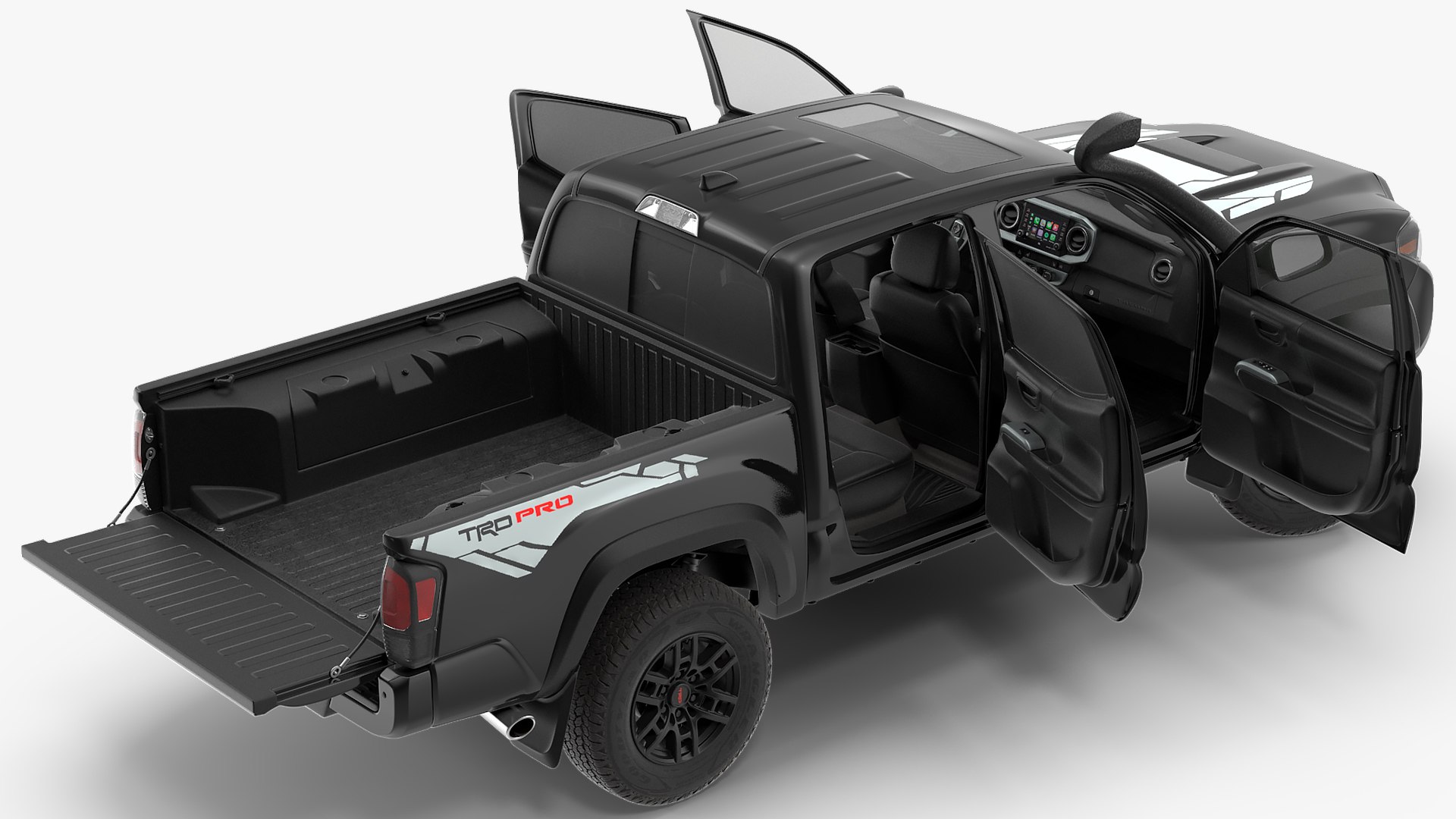 Toyota tacoma trd pro 3D model - TurboSquid 1687924