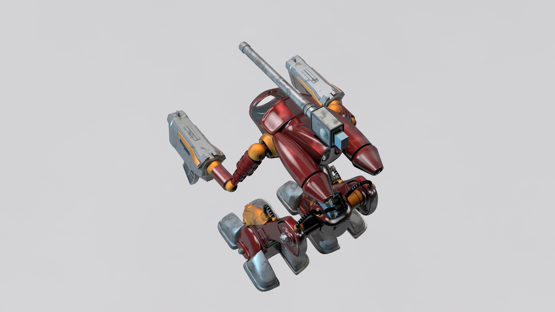 Mech Robot Model - TurboSquid 1377099