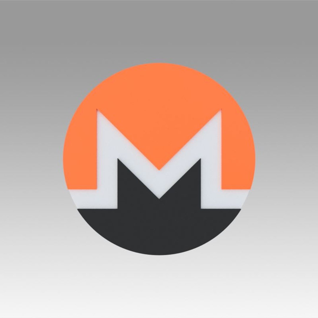 3D monero currency crypto - TurboSquid 1385262