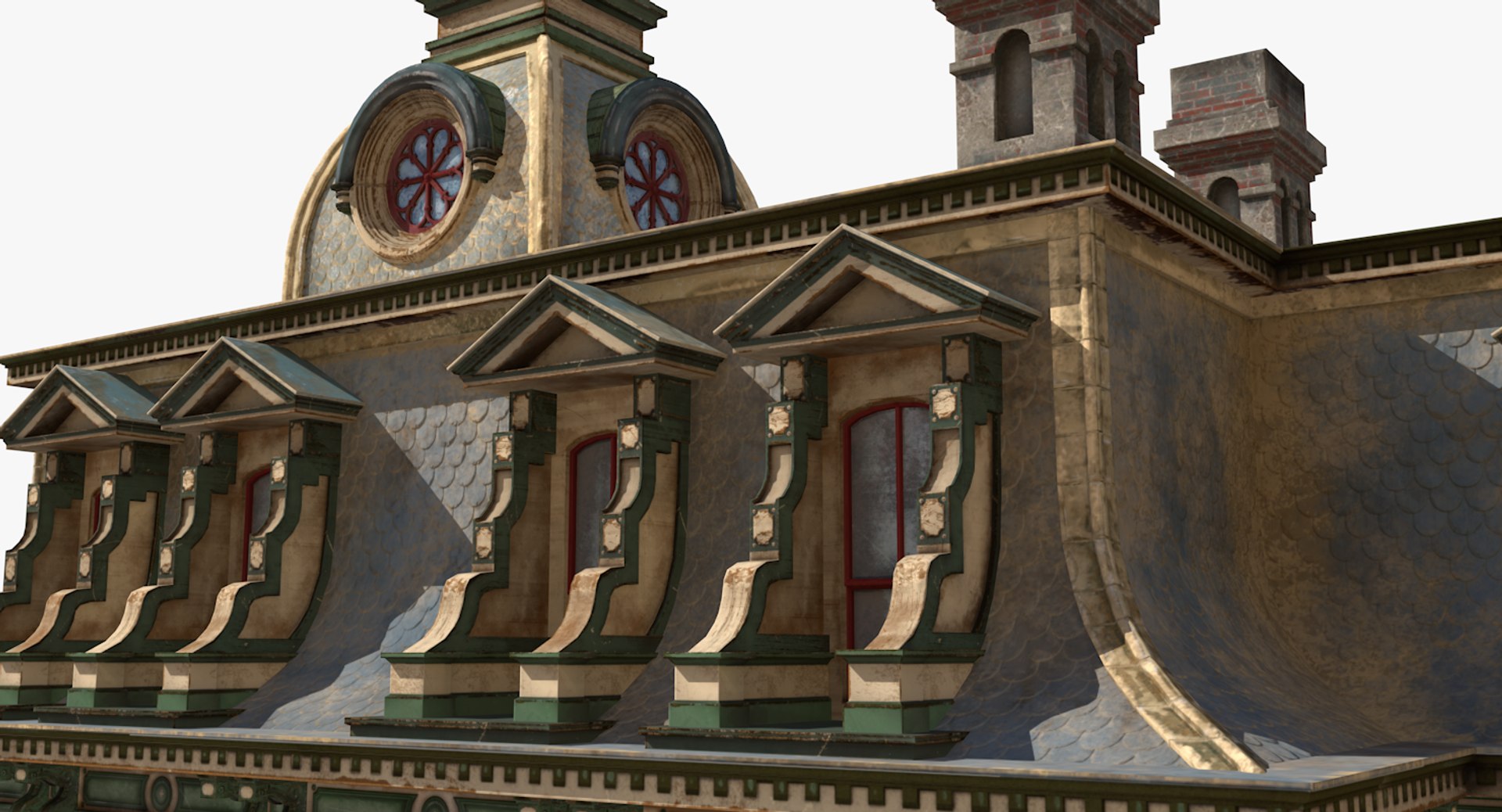 3D vintage victorian house - TurboSquid 1376029