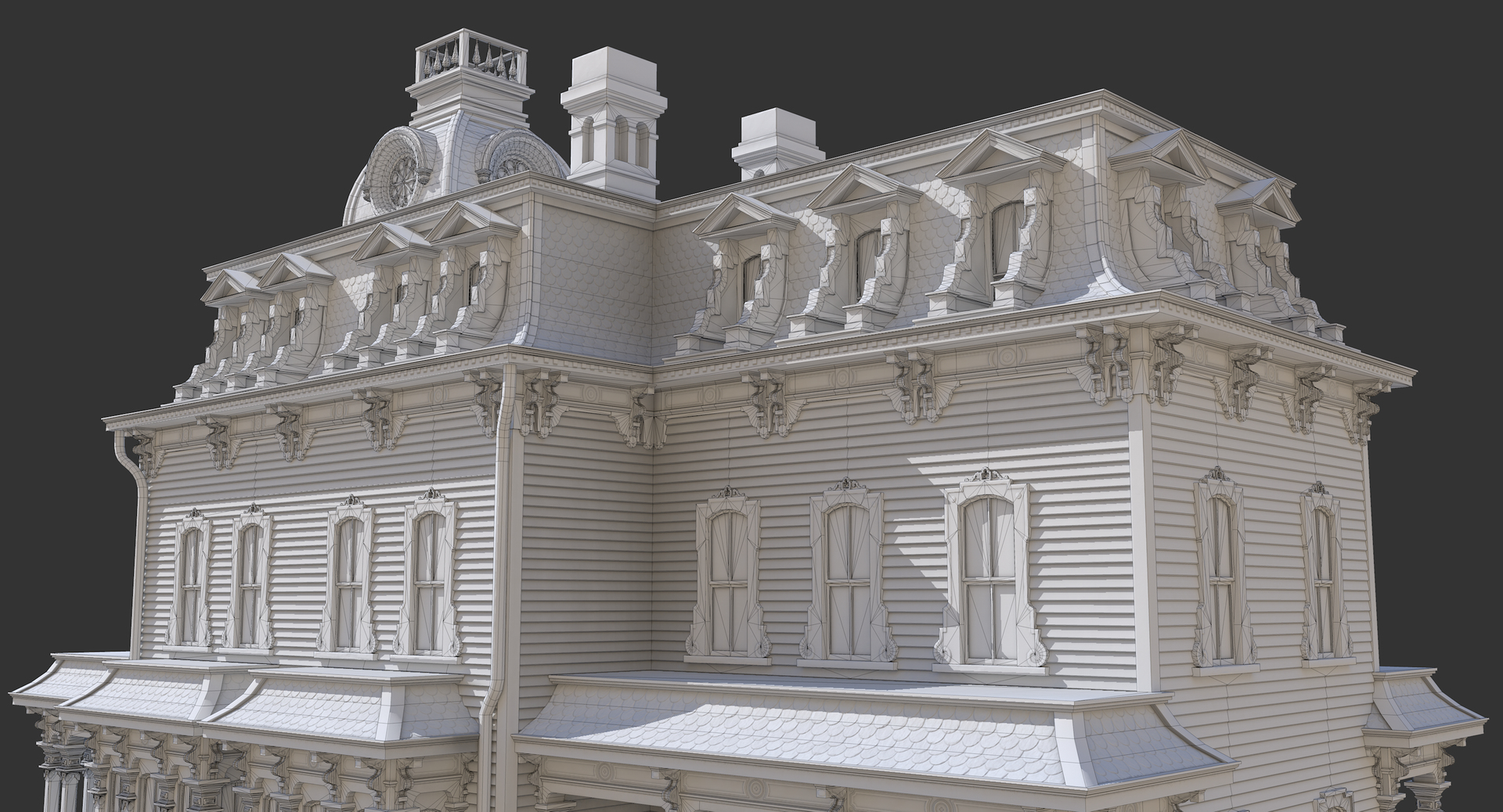 3D vintage victorian house - TurboSquid 1376029