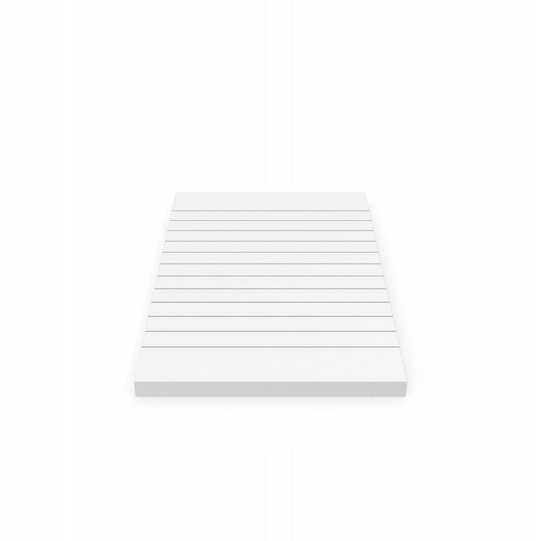 3D Sticky Note Paper - TurboSquid 1838326