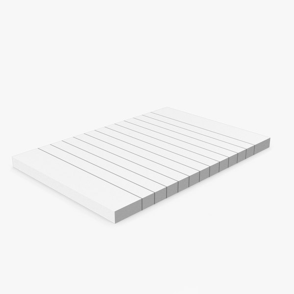 3D Sticky Note Paper - TurboSquid 1838326