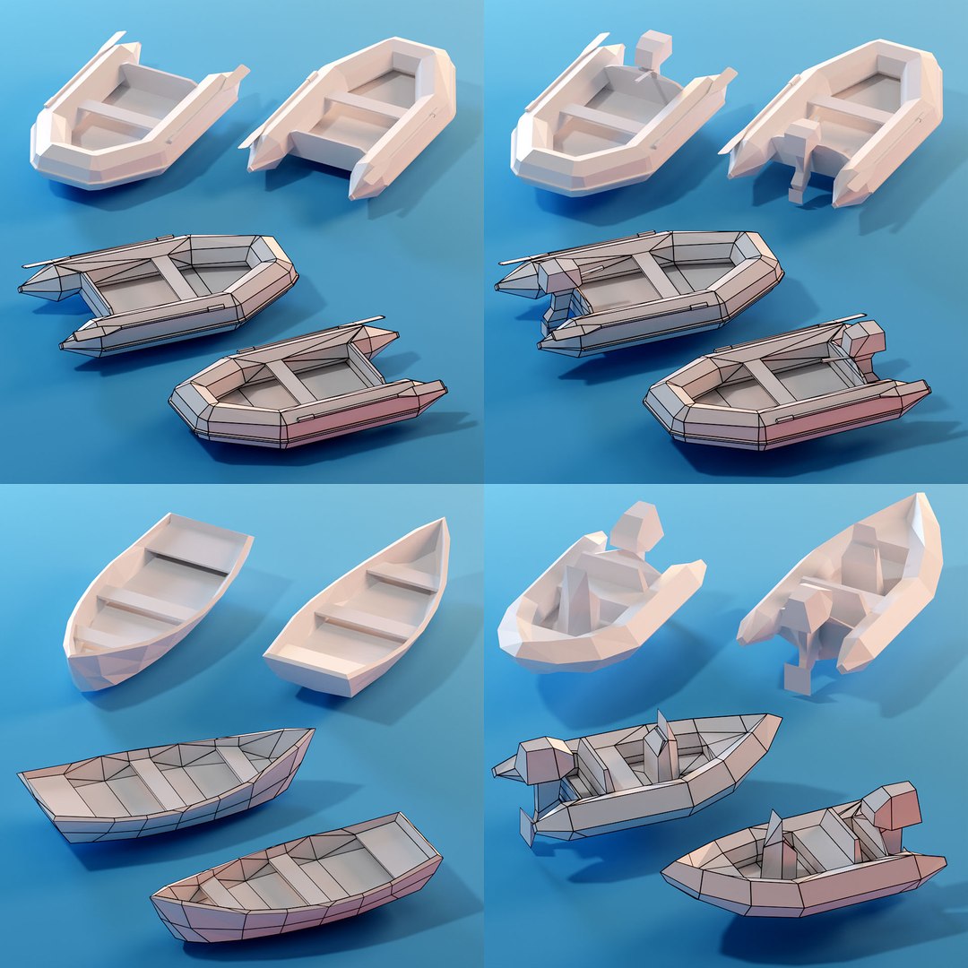 3D Paper Vessels - TurboSquid 1864551