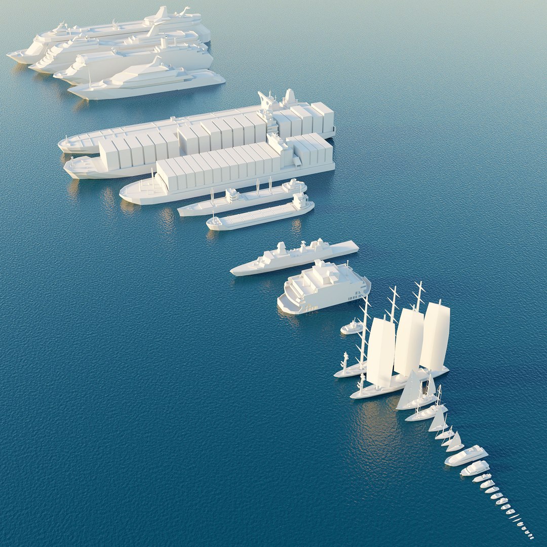 3D Paper Vessels - TurboSquid 1864551