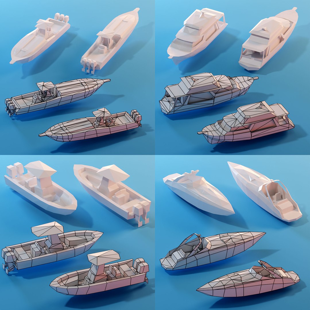 3D Paper Vessels - TurboSquid 1864551