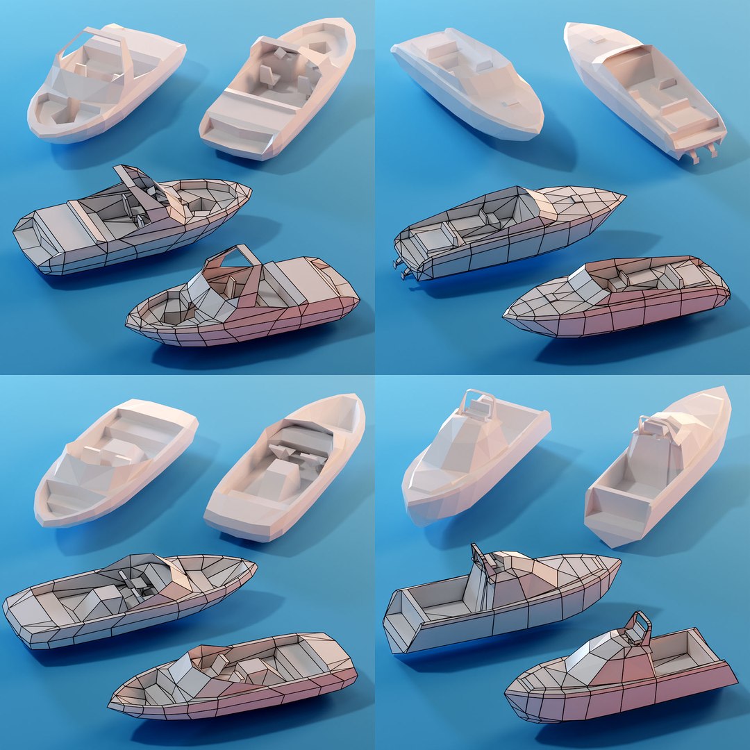 3D Paper Vessels - TurboSquid 1864551