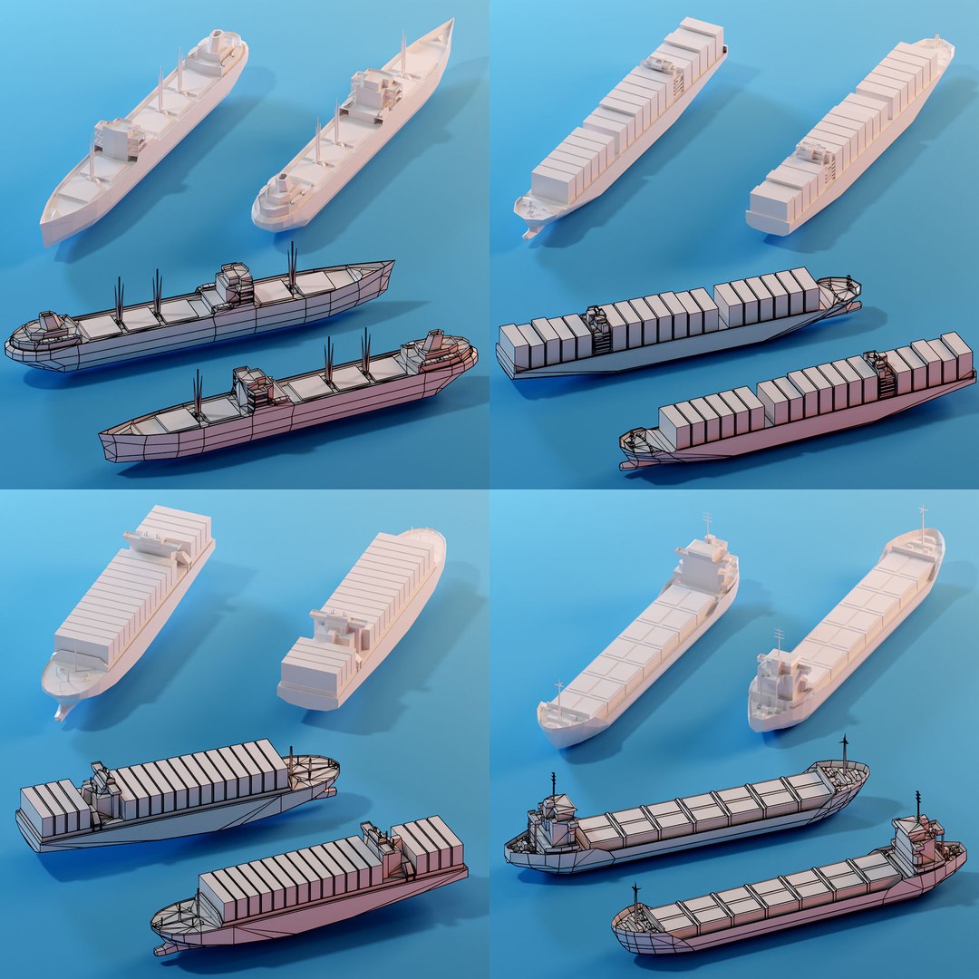 3D Paper Vessels - TurboSquid 1864551