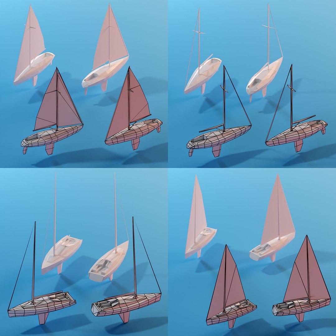 3D Paper Vessels - TurboSquid 1864551