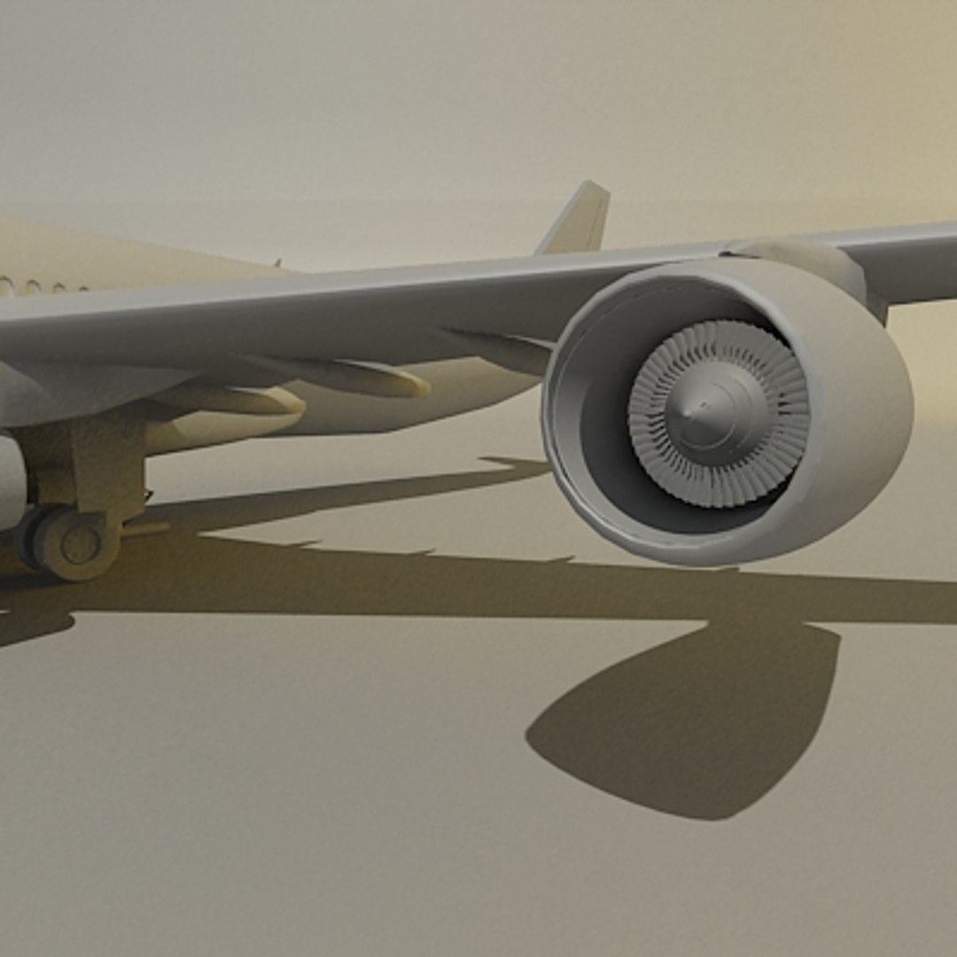 airbus cathay pacific 3d model