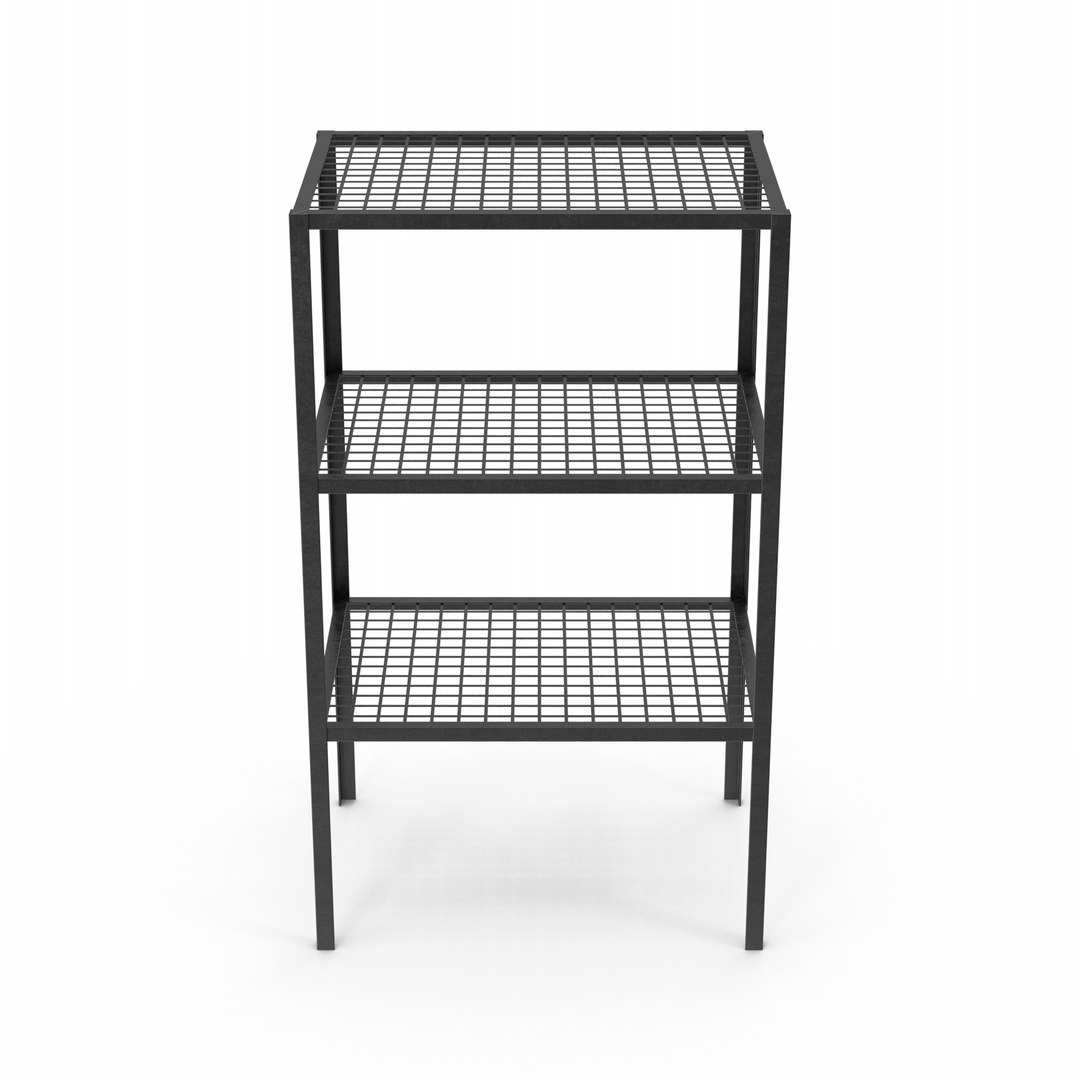 3D Warehouse Rack Metal Shel Model - TurboSquid 2374046