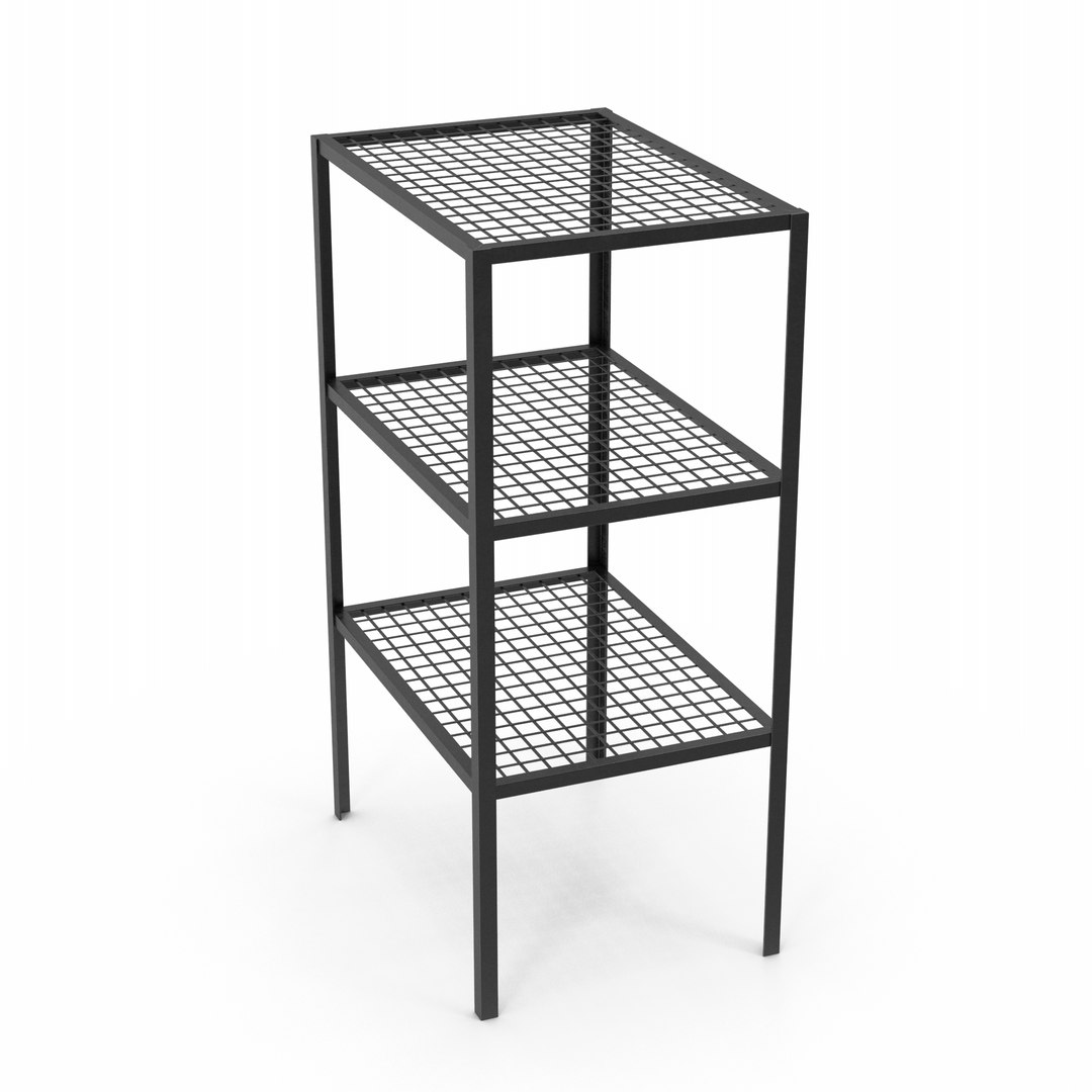 3D Warehouse Rack Metal Shel Model - TurboSquid 2374046
