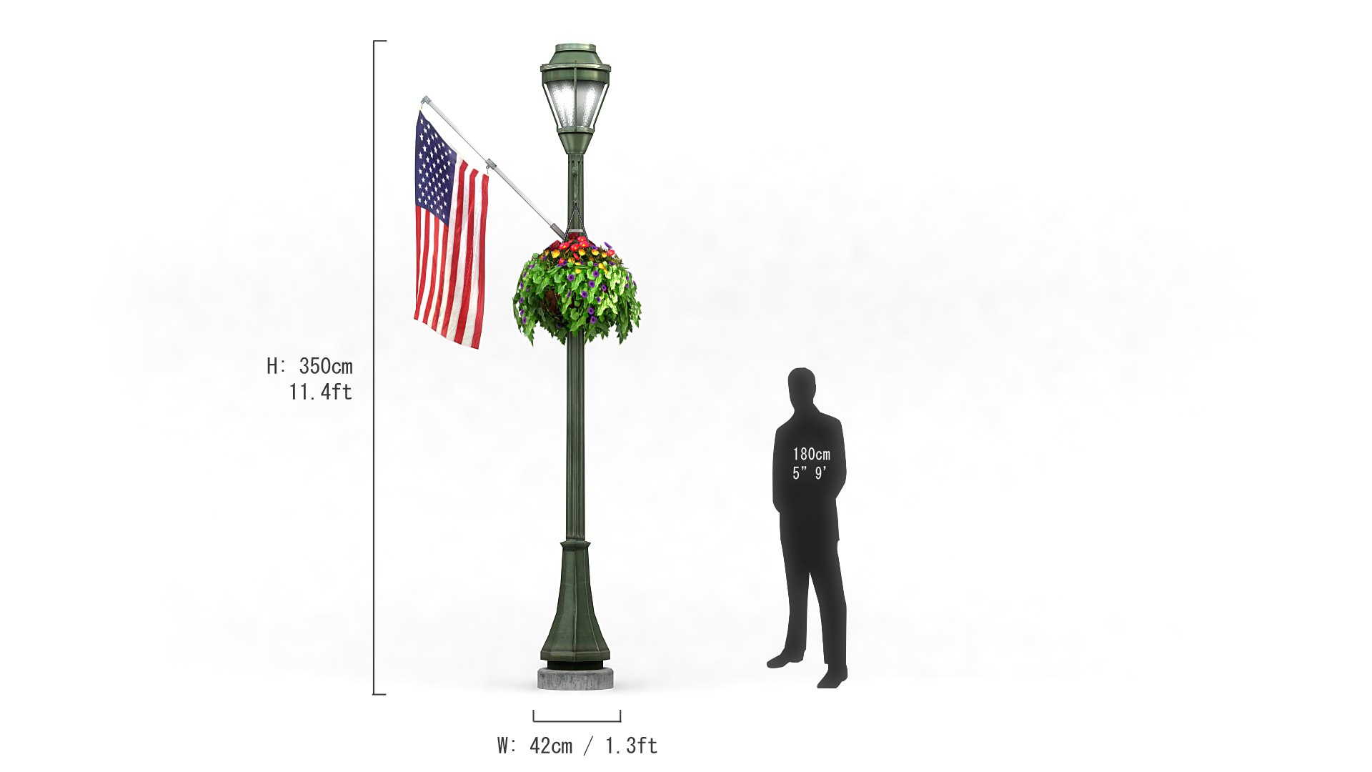 Lamp Post 3D Model - TurboSquid 1392291