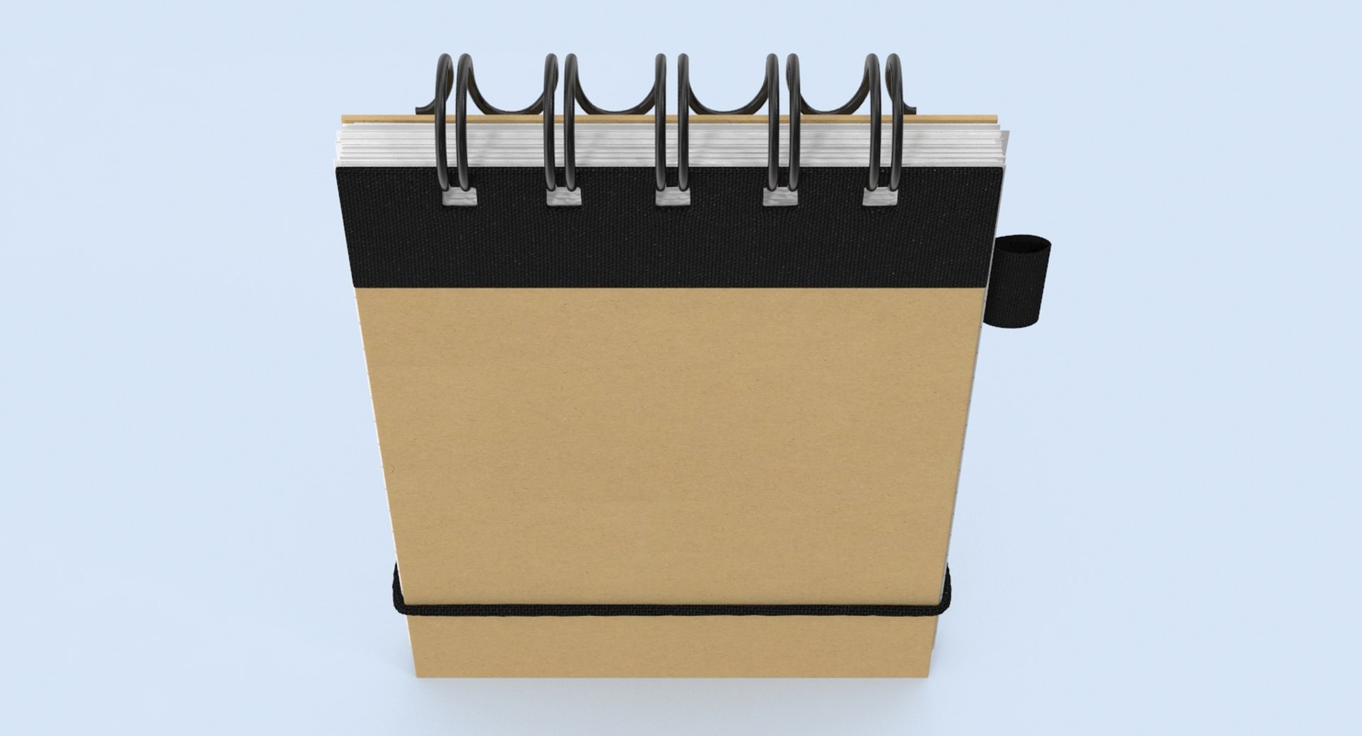 3d note notepad model