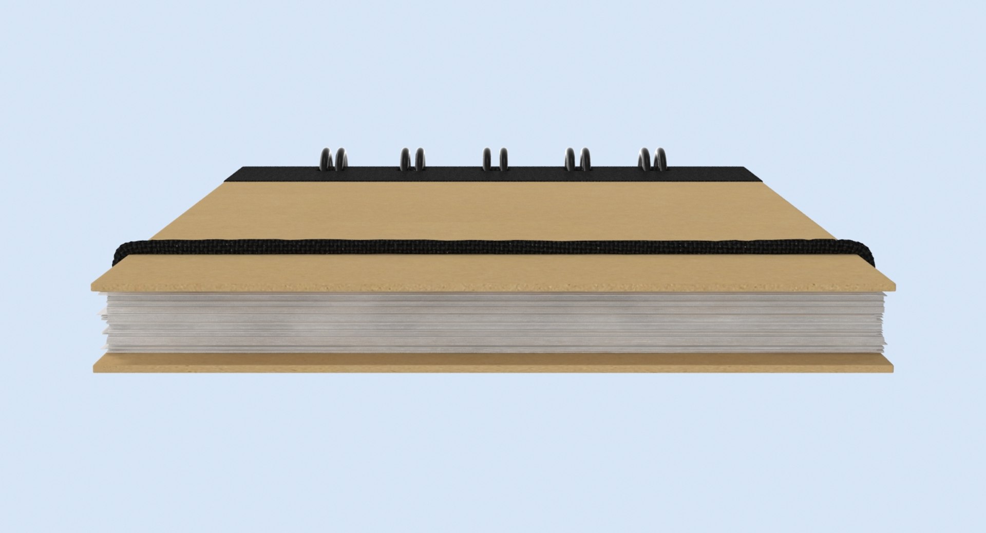 3d note notepad model