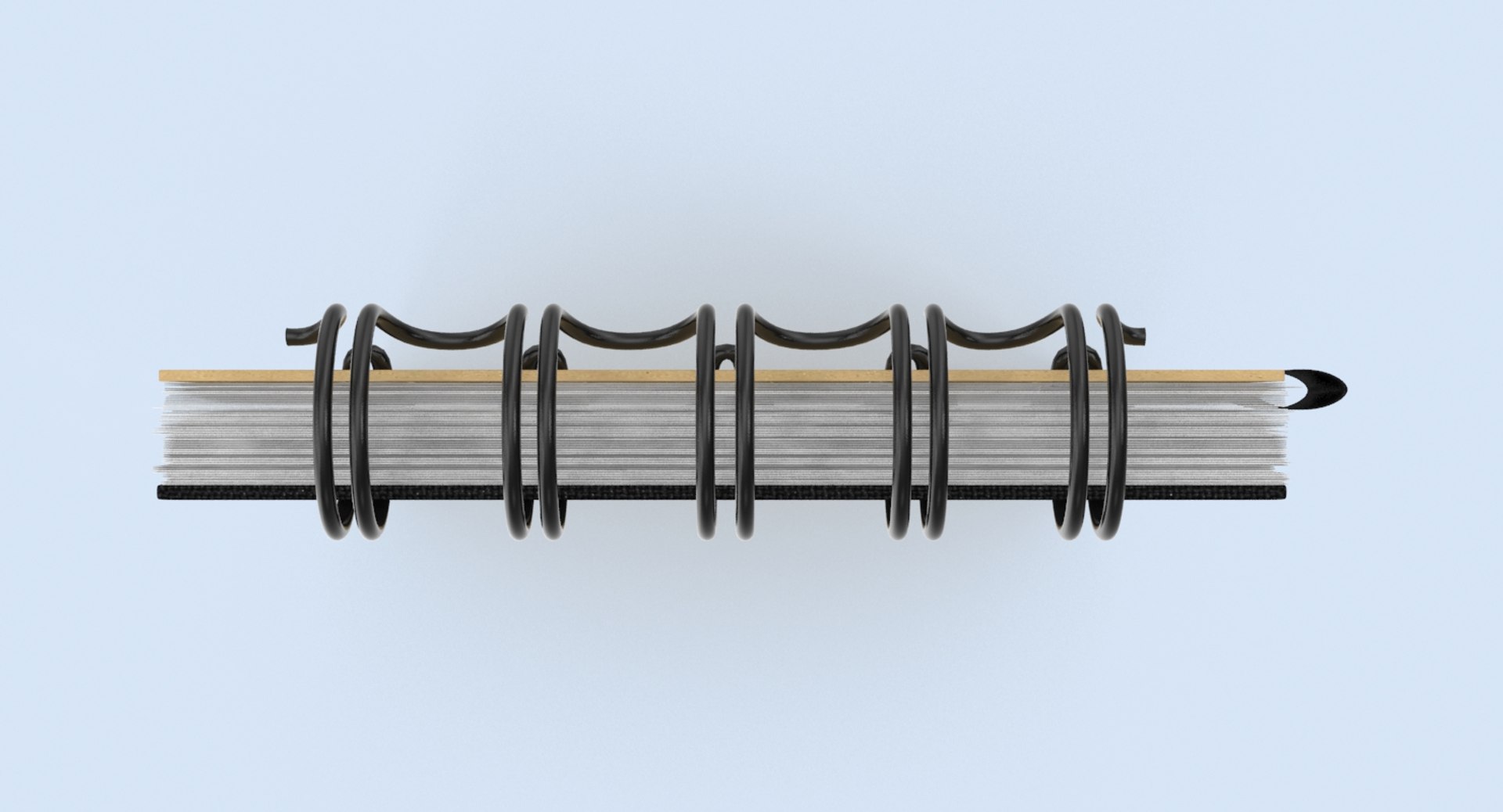 3d note notepad model