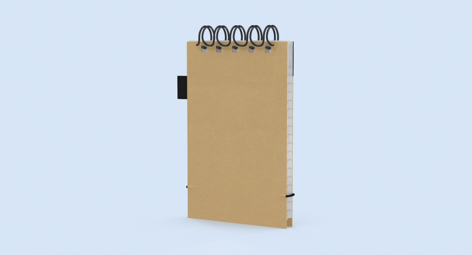 3d note notepad model