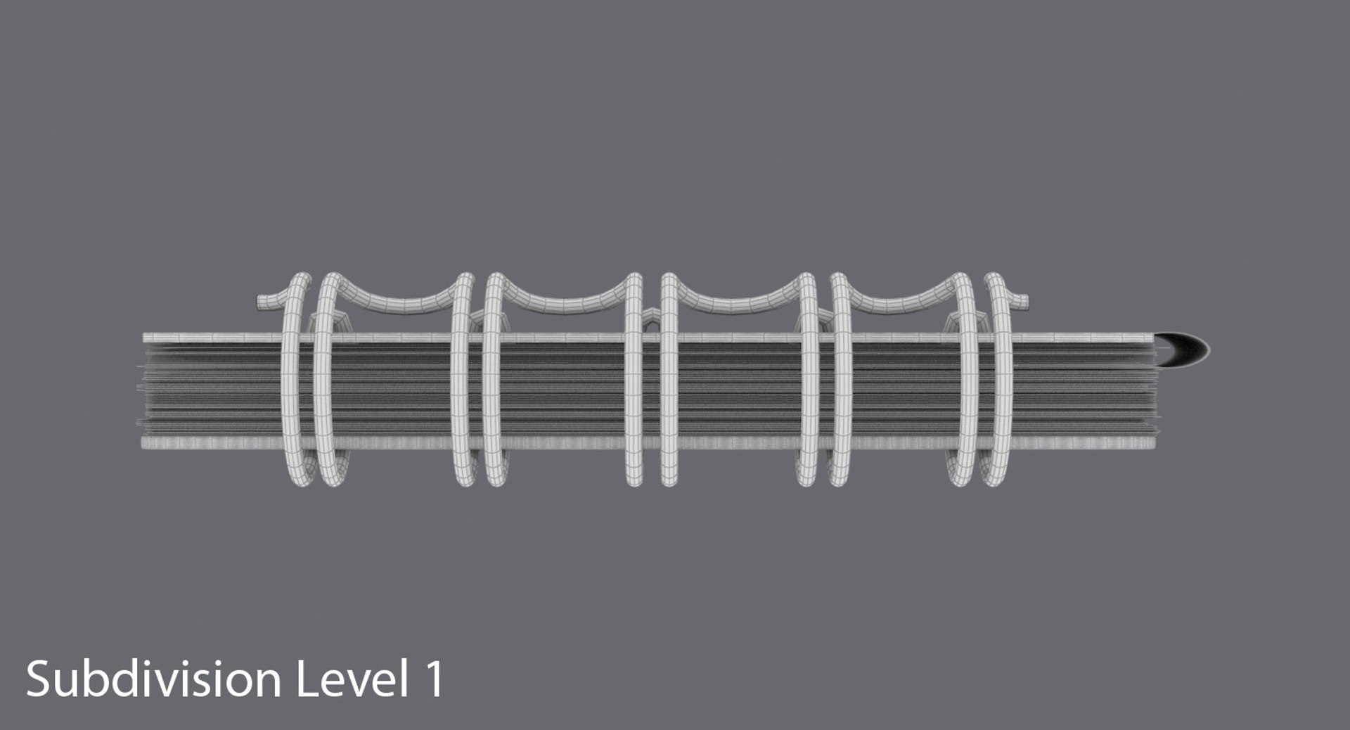 3d note notepad model