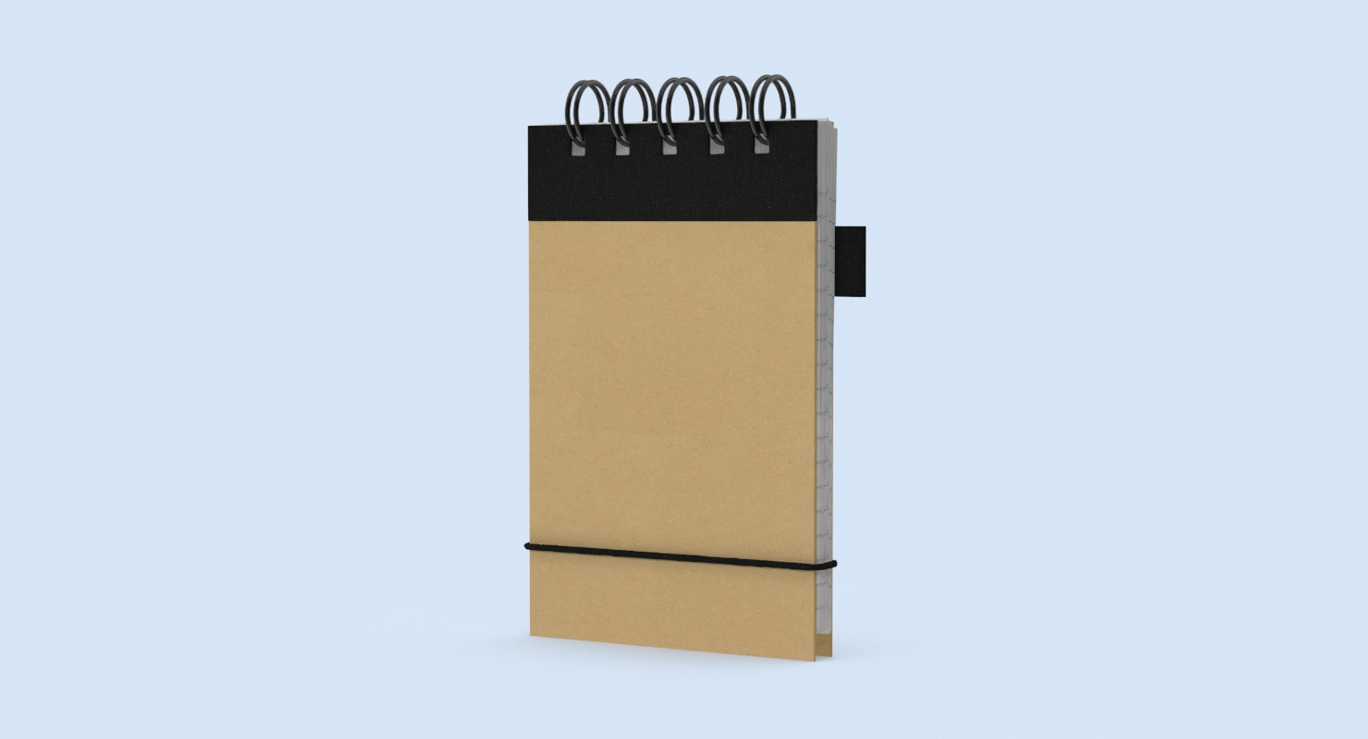3d note notepad model