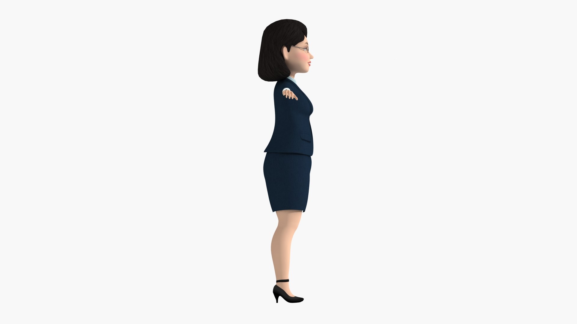 Business woman 3D model - TurboSquid 1994003