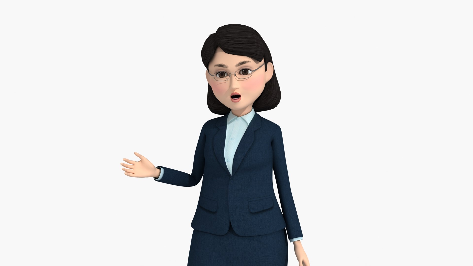 Business woman 3D model - TurboSquid 1994003
