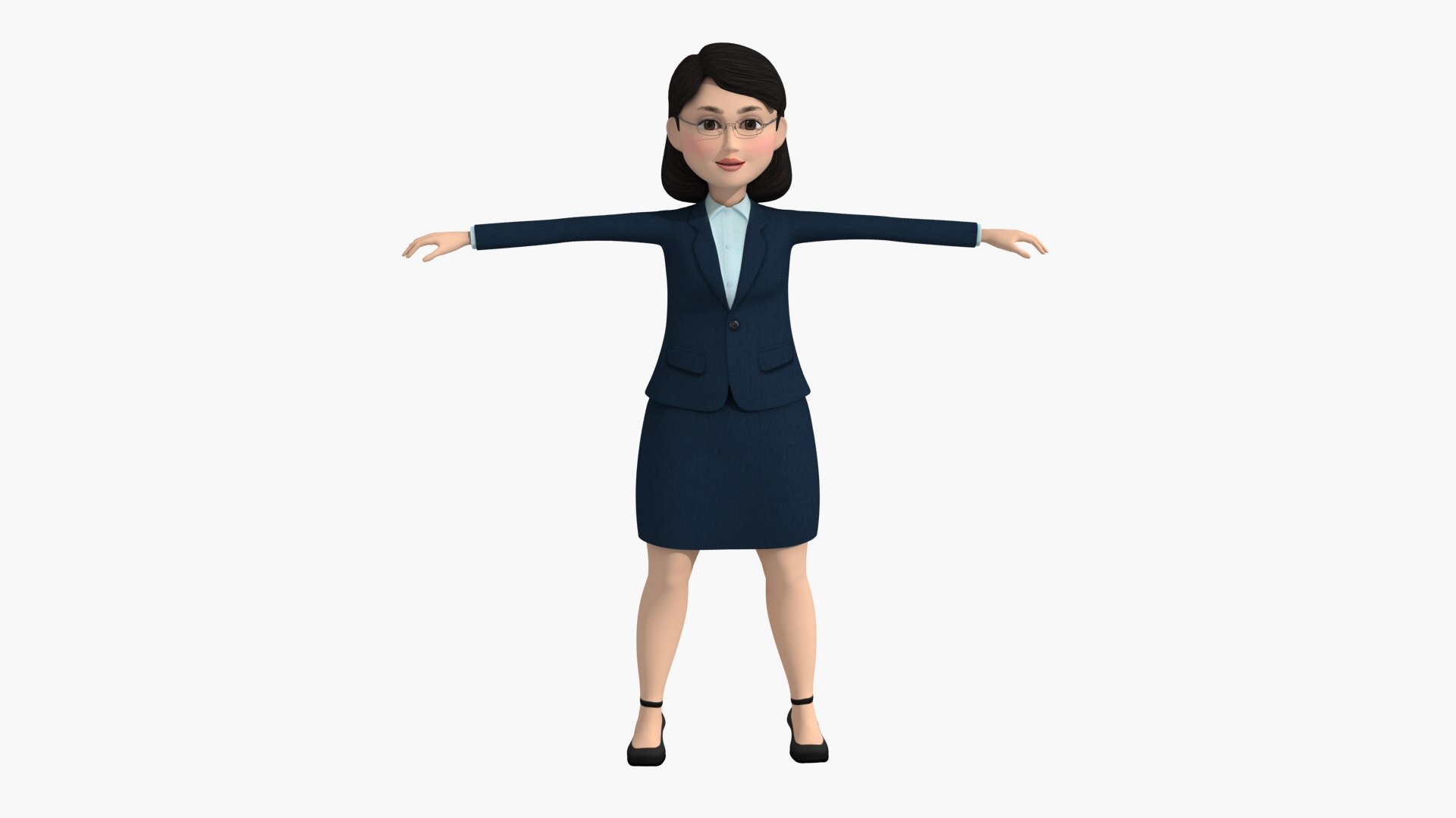 Business woman 3D model - TurboSquid 1994003