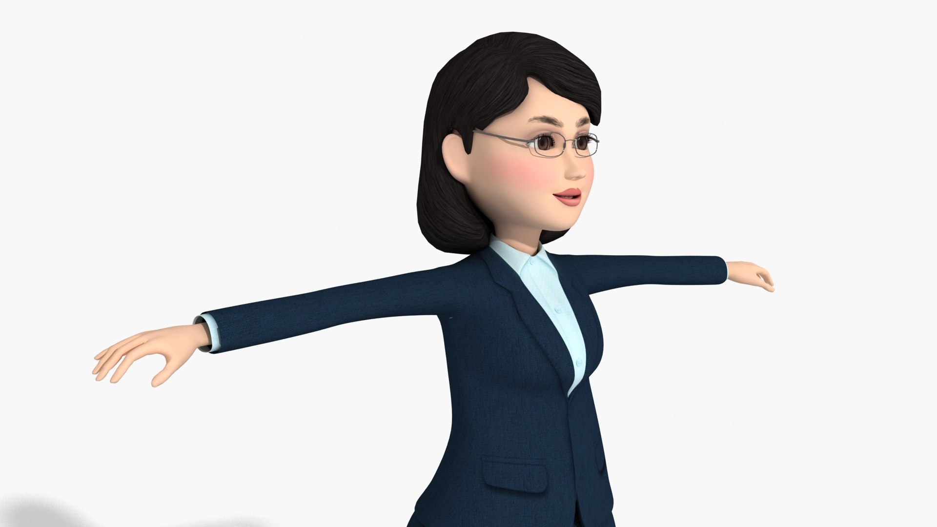Business woman 3D model - TurboSquid 1994003