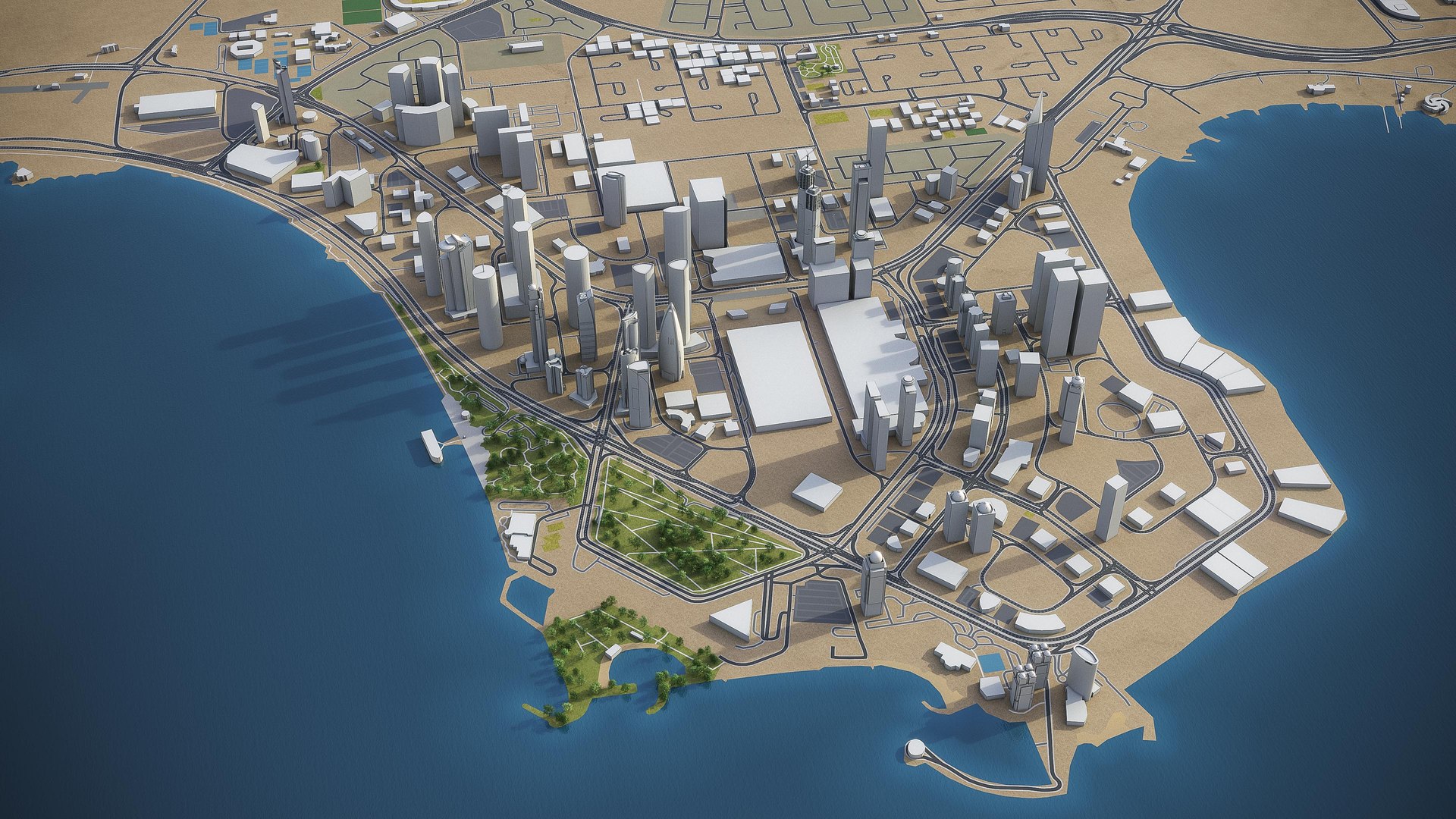 3D Qatar - Model - TurboSquid 1483563