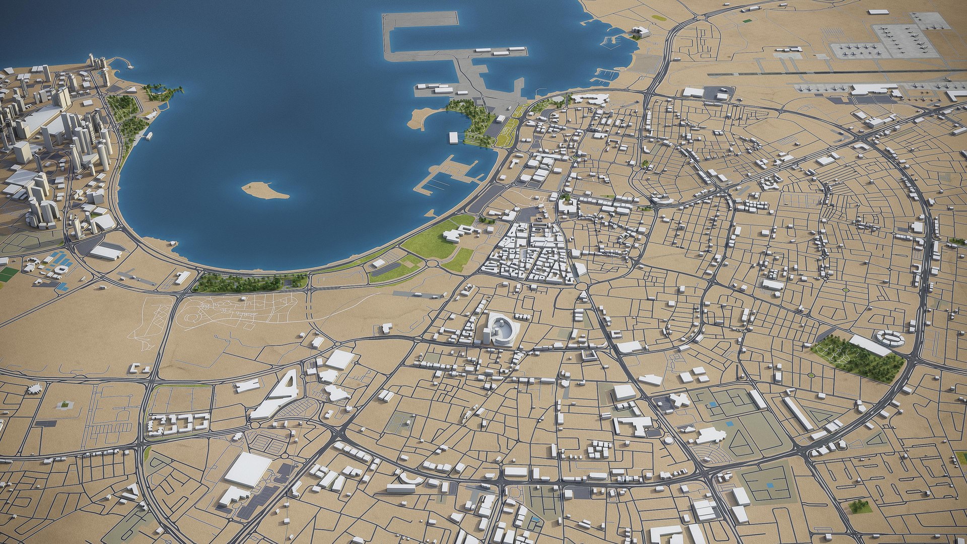 3D Qatar - Model - TurboSquid 1483563