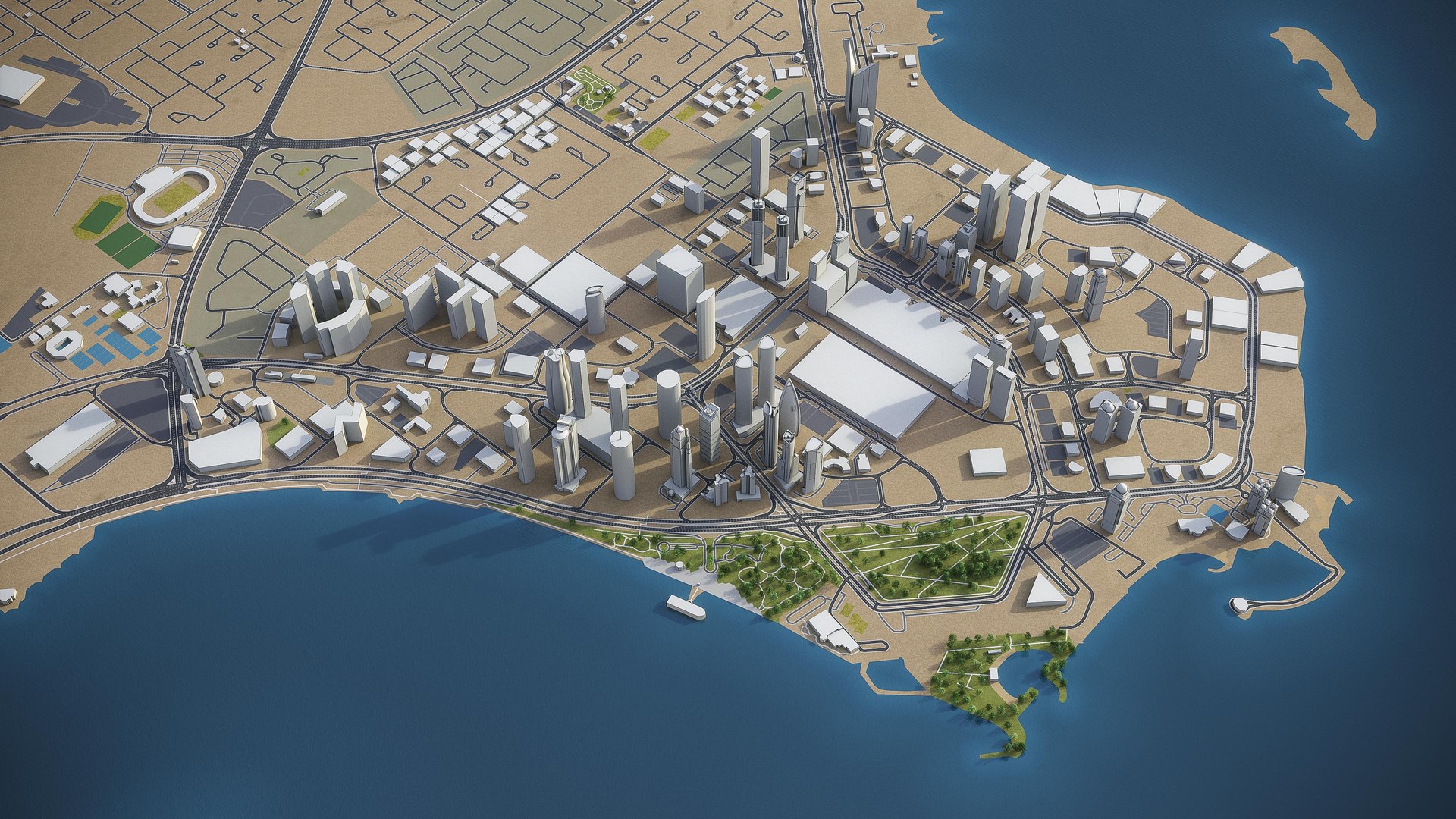 3D Qatar - Model - TurboSquid 1483563