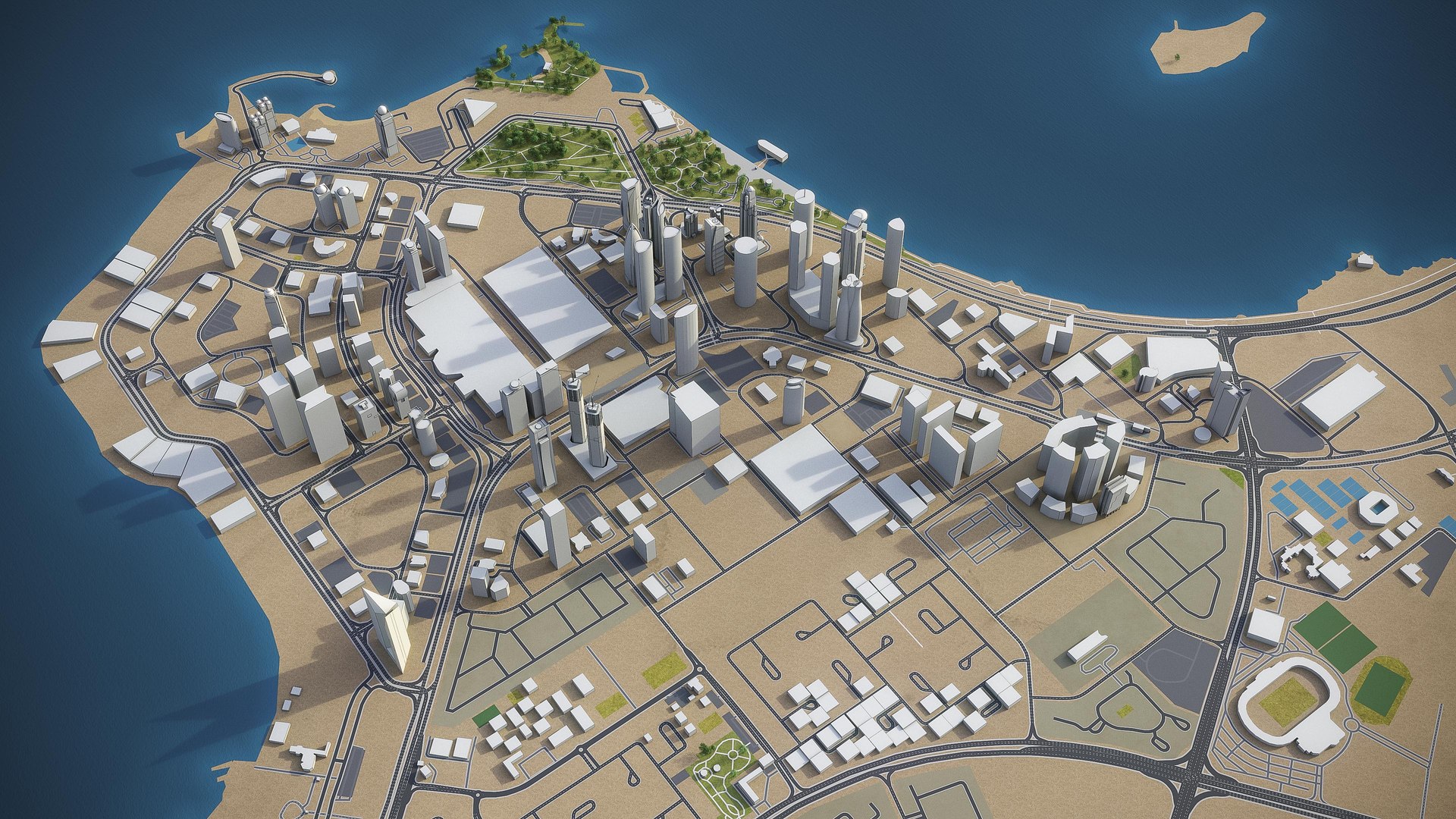 3D Qatar - Model - TurboSquid 1483563