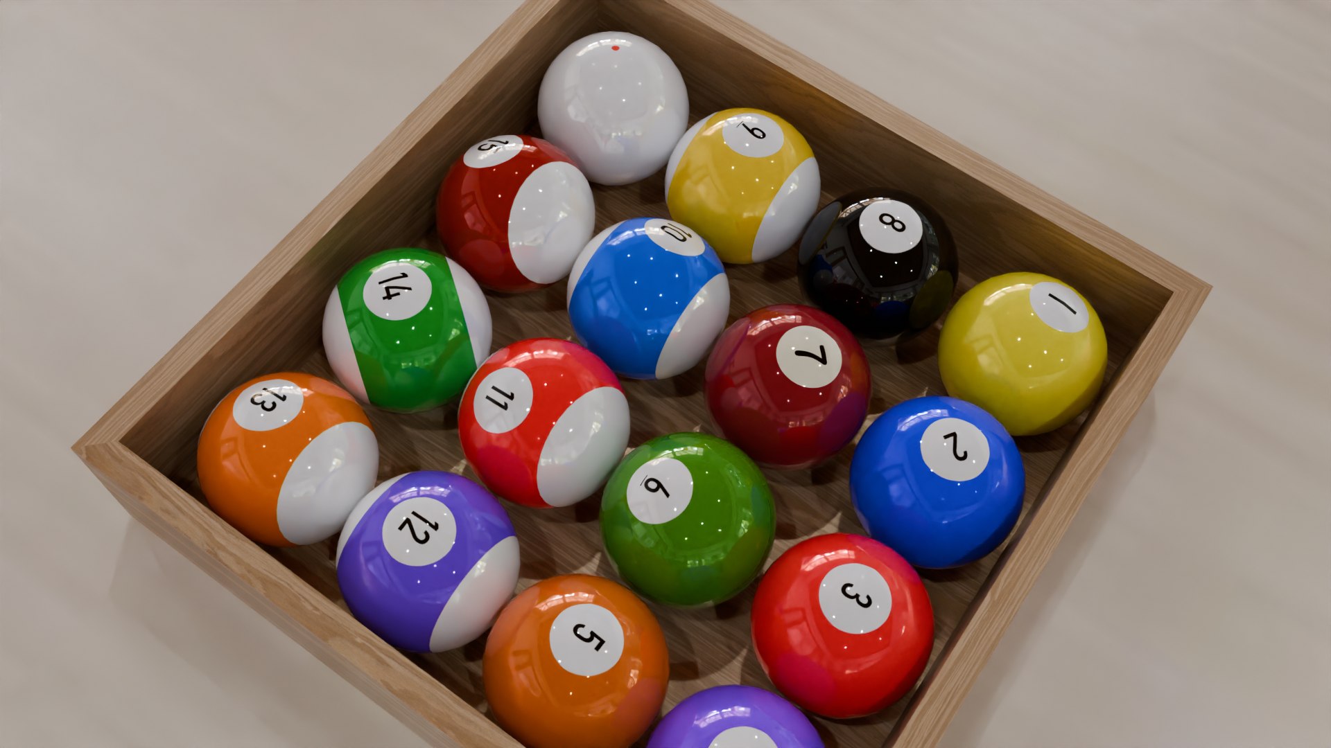 Free 3D Billiard Ball Model - TurboSquid 2223993