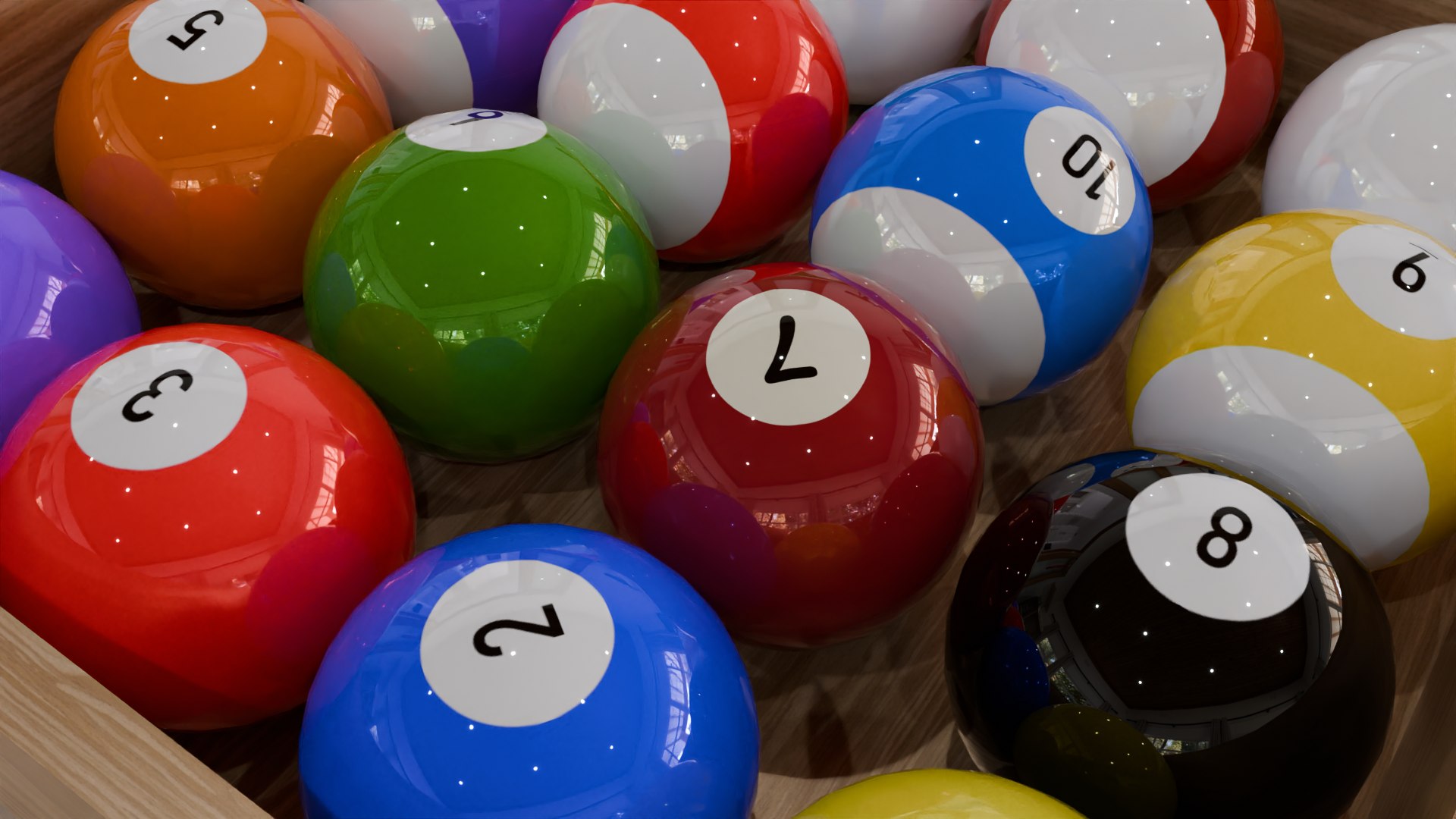 Free 3D Billiard Ball Model - TurboSquid 2223993