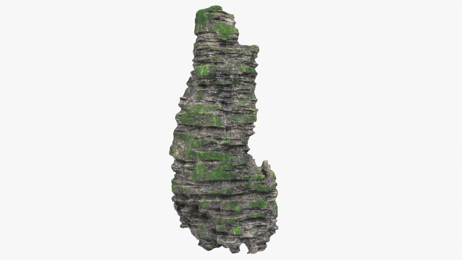 3D Rock Cliff Shape 1 - TurboSquid 2153861