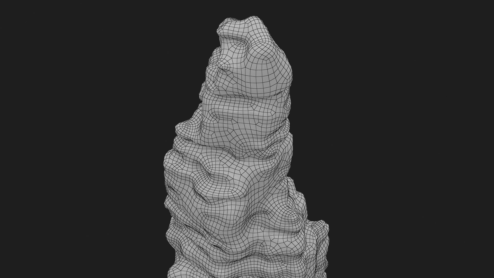3D Rock Cliff Shape 1 - TurboSquid 2153861