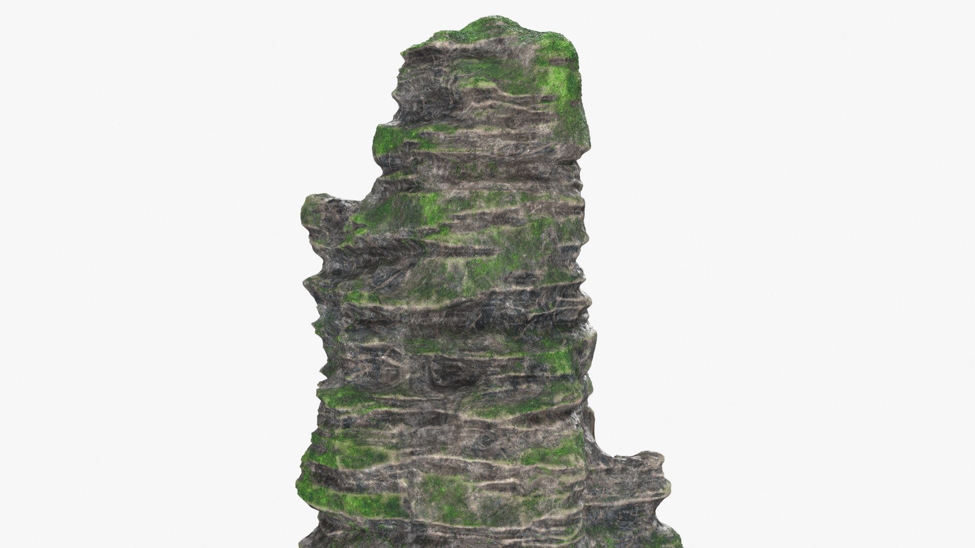 3D Rock Cliff Shape 1 - TurboSquid 2153861