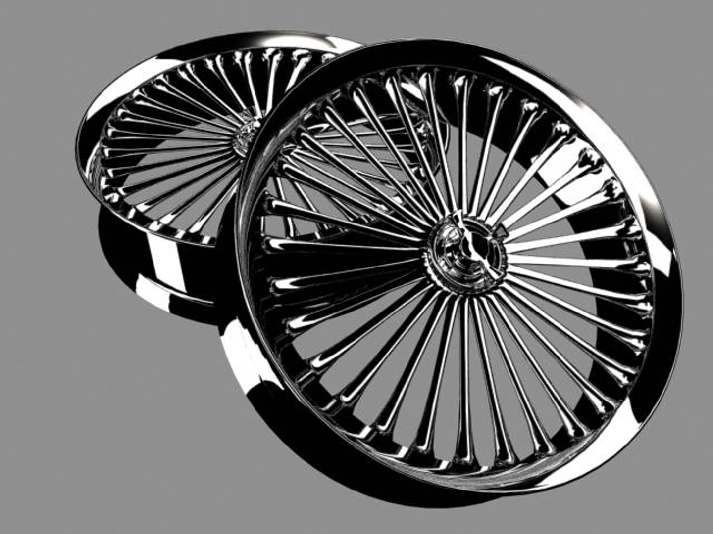 Car Rims 3d Model