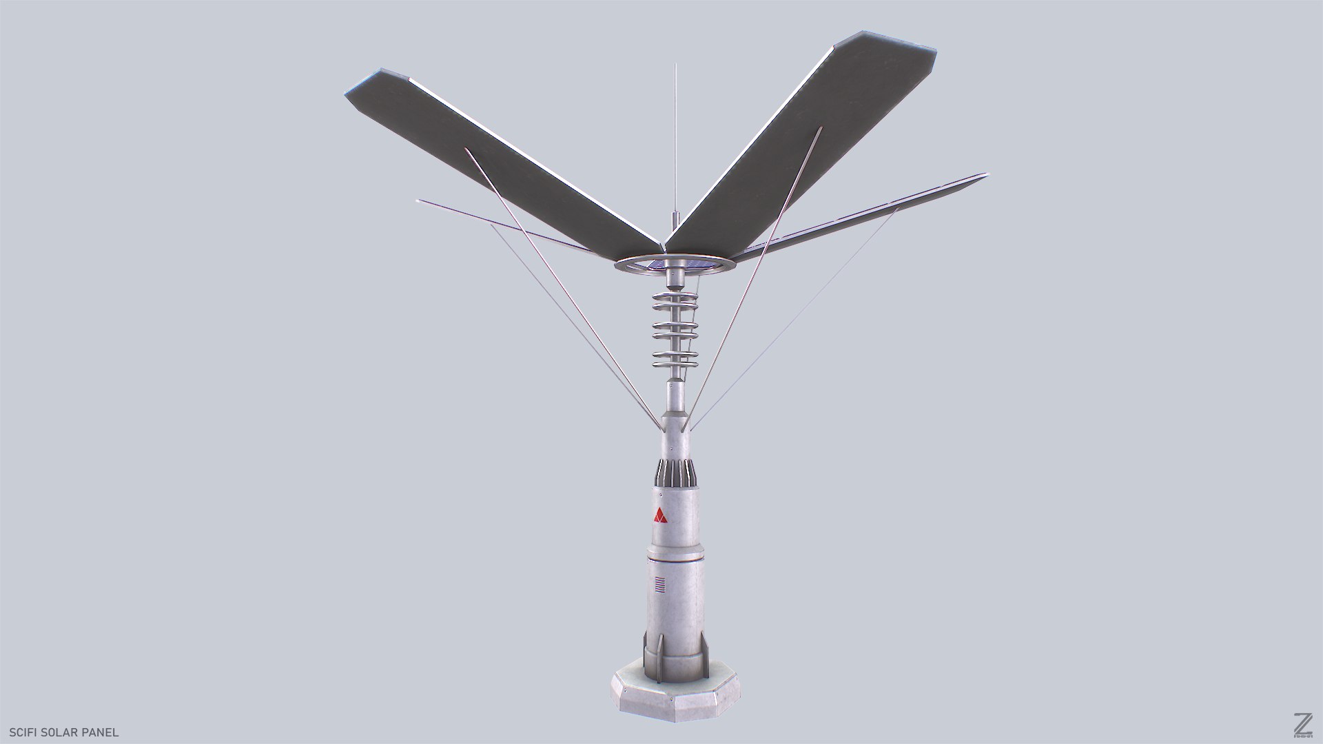 3D Scifi Solar Panel - TurboSquid 2221616