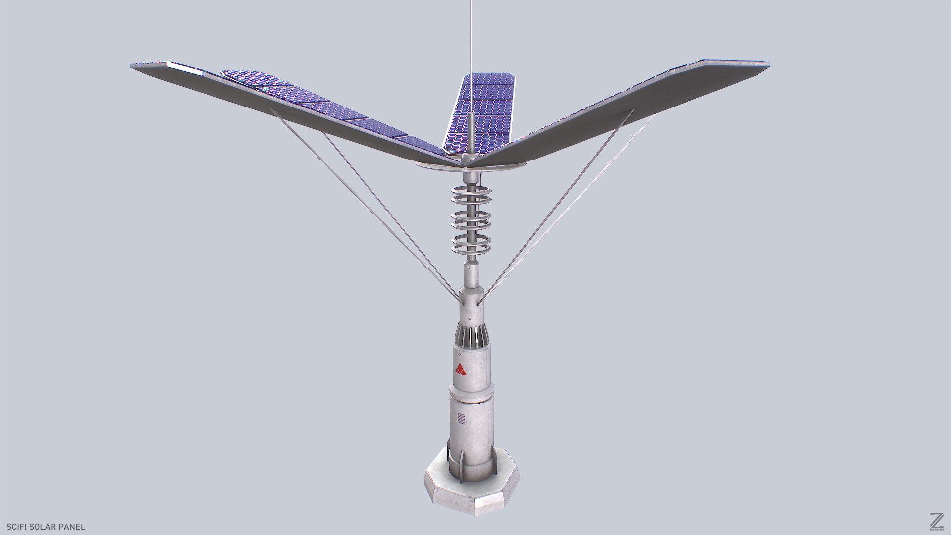 3D Scifi Solar Panel - TurboSquid 2221616