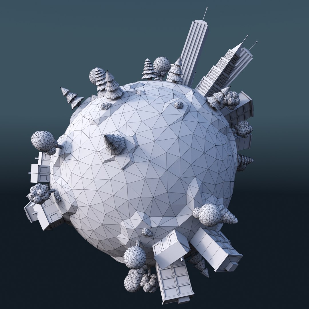 3D Cartoon Planet 2 - TurboSquid 1399220