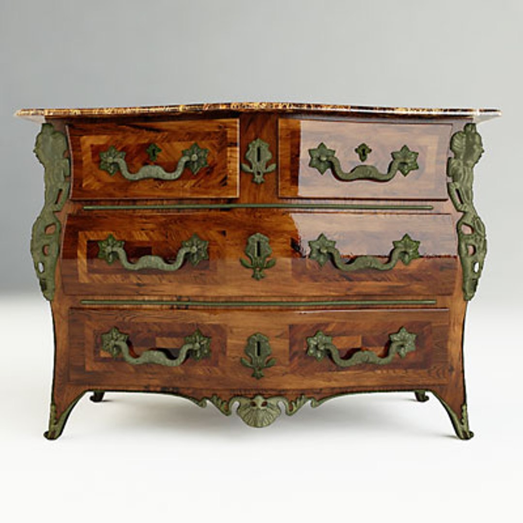 Kingwood Commode 3d Max