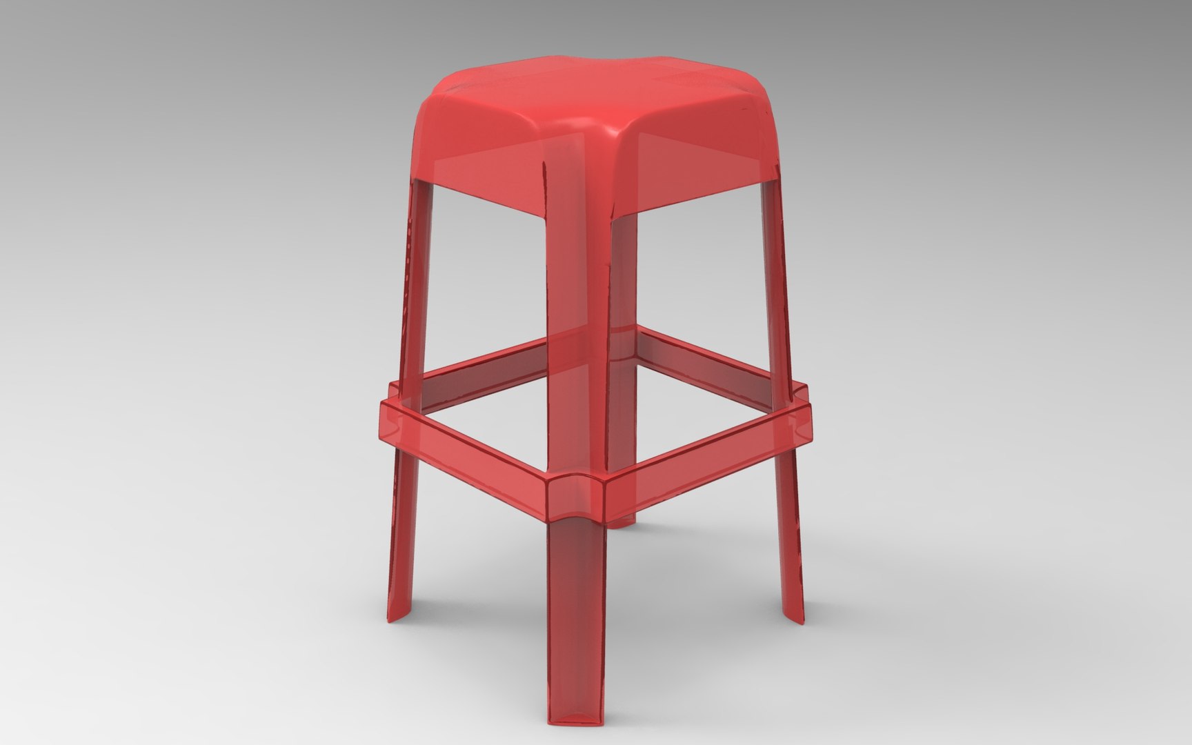 Ruba Bar Stool 3D - TurboSquid 2064134
