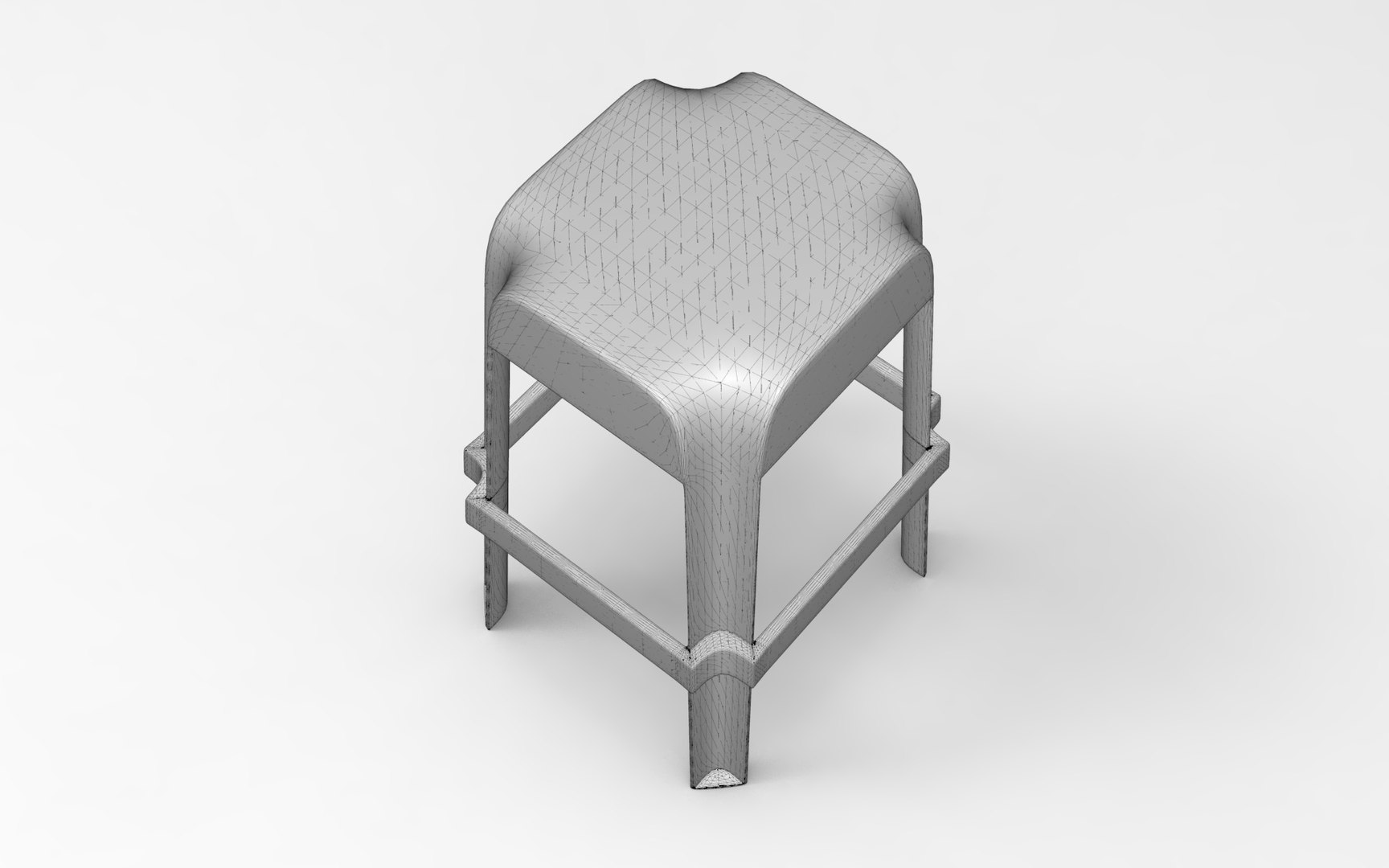 Ruba Bar Stool 3D - TurboSquid 2064134