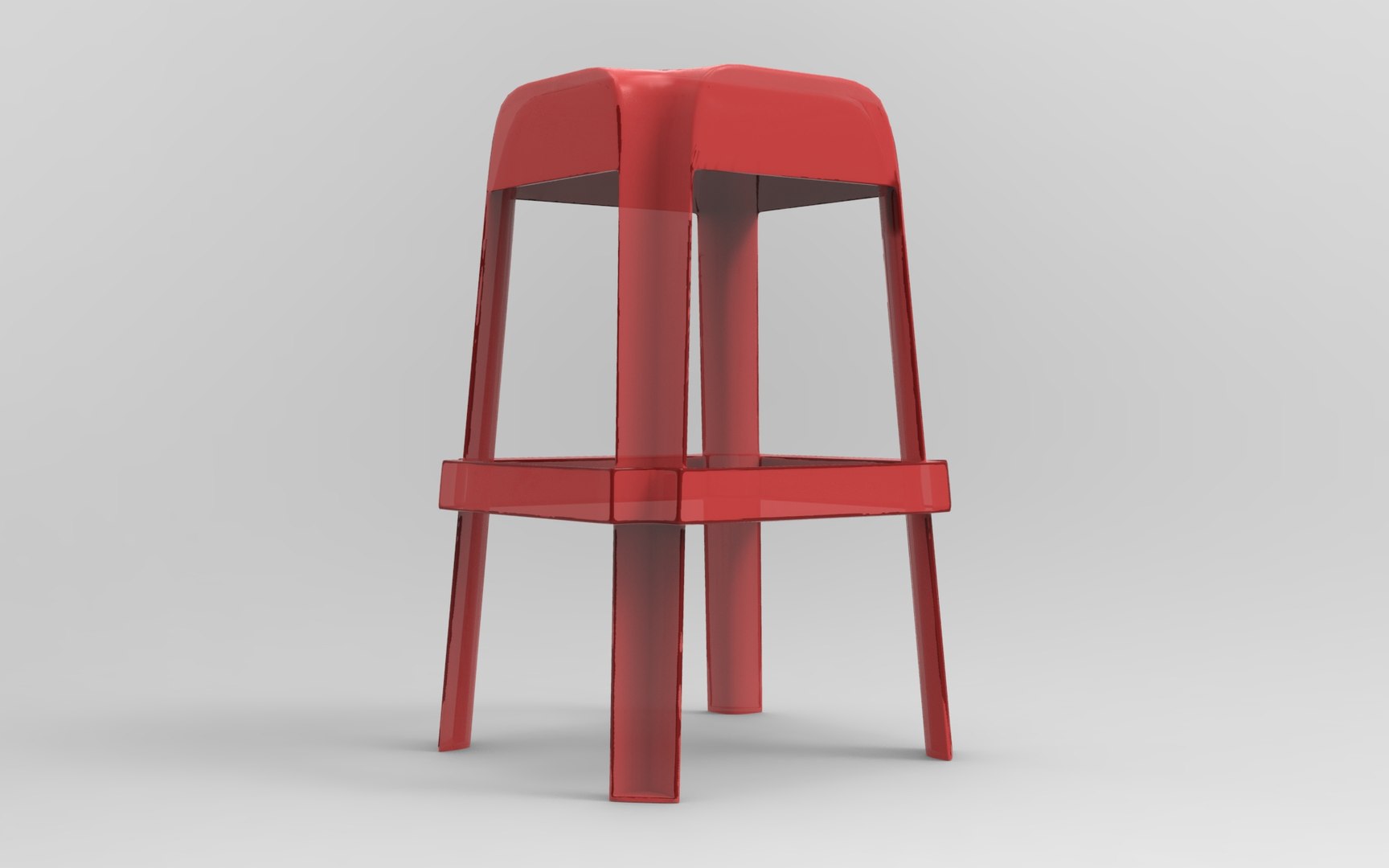 Ruba Bar Stool 3D - TurboSquid 2064134
