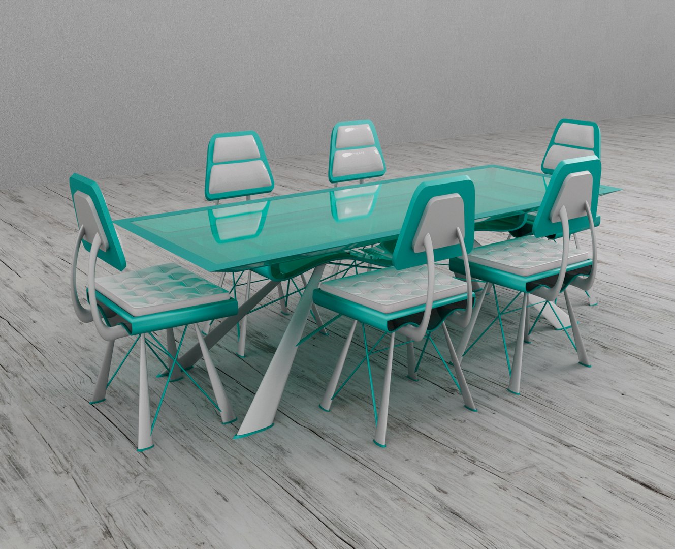 3D DINING TABLE MODERN Model - TurboSquid 2048675
